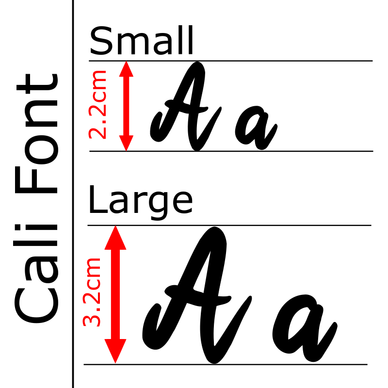 Letters and numbers stamping kit - Cali Font – Frosted Cutters
