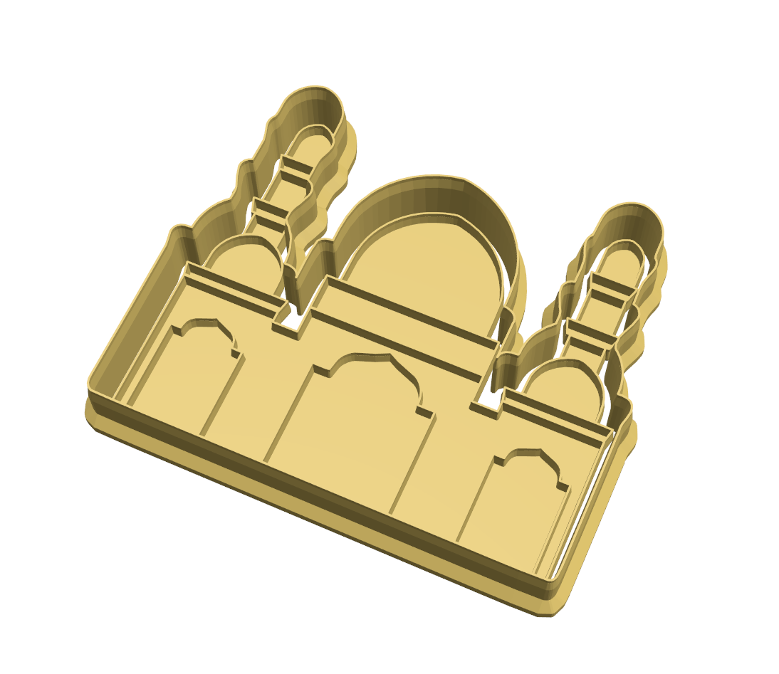 Mosque Cookie Cutter and STAMP – Frosted Cutters