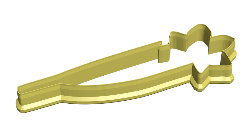 yellow flower cookie cutter – Frosted Cutters