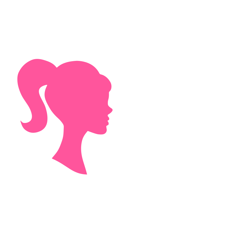 Pink Barbie Logo Head Barbie Kids Logo Headband Pink | BIG W